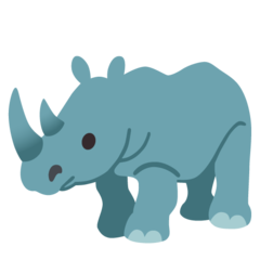 🦏 Emoji Badak (rhinoceros) beserta penggunaanya - Dunia Emoji ...