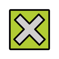 Emoji Tombol tanda silang (cross mark button) beserta penggunaanya ...