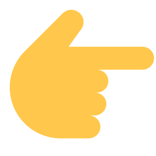 👉 Emoji Jari telunjuk belakang menunjuk ke kanan (backhand index ...