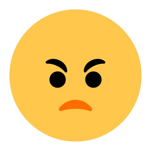 😠 Emoji Wajah kesal (angry face) beserta penggunaanya - Dunia Emoji ...