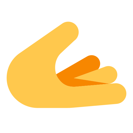 🫴 Emoji Tangan telapak menghadap ke atas (palm up hand) beserta ...